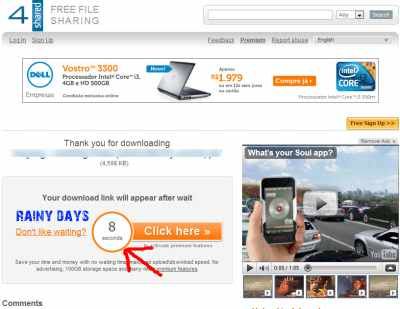 Como Fazer Download no 4Shared - Passo a Passo