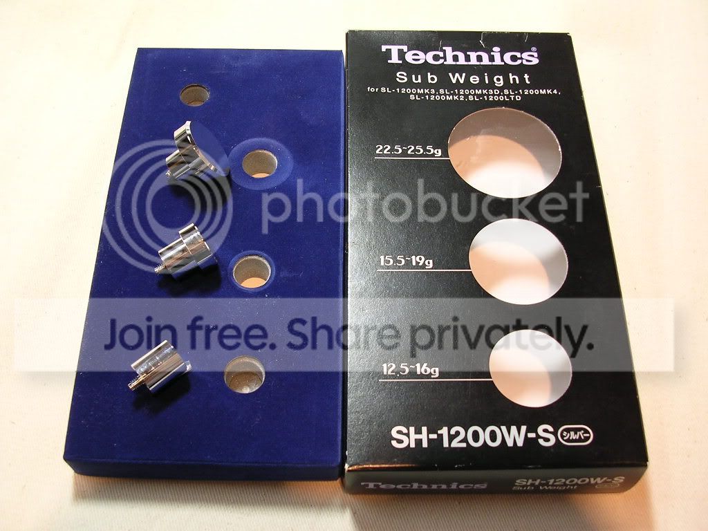 Need More Counterweight on a Technics SL-1200 | Steve Hoffman Music Forums