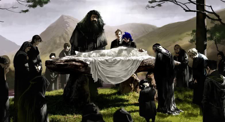 Half-Blood Prince Concept Art ~ Dumbledore's Funeral: rattlesnakeroot ...