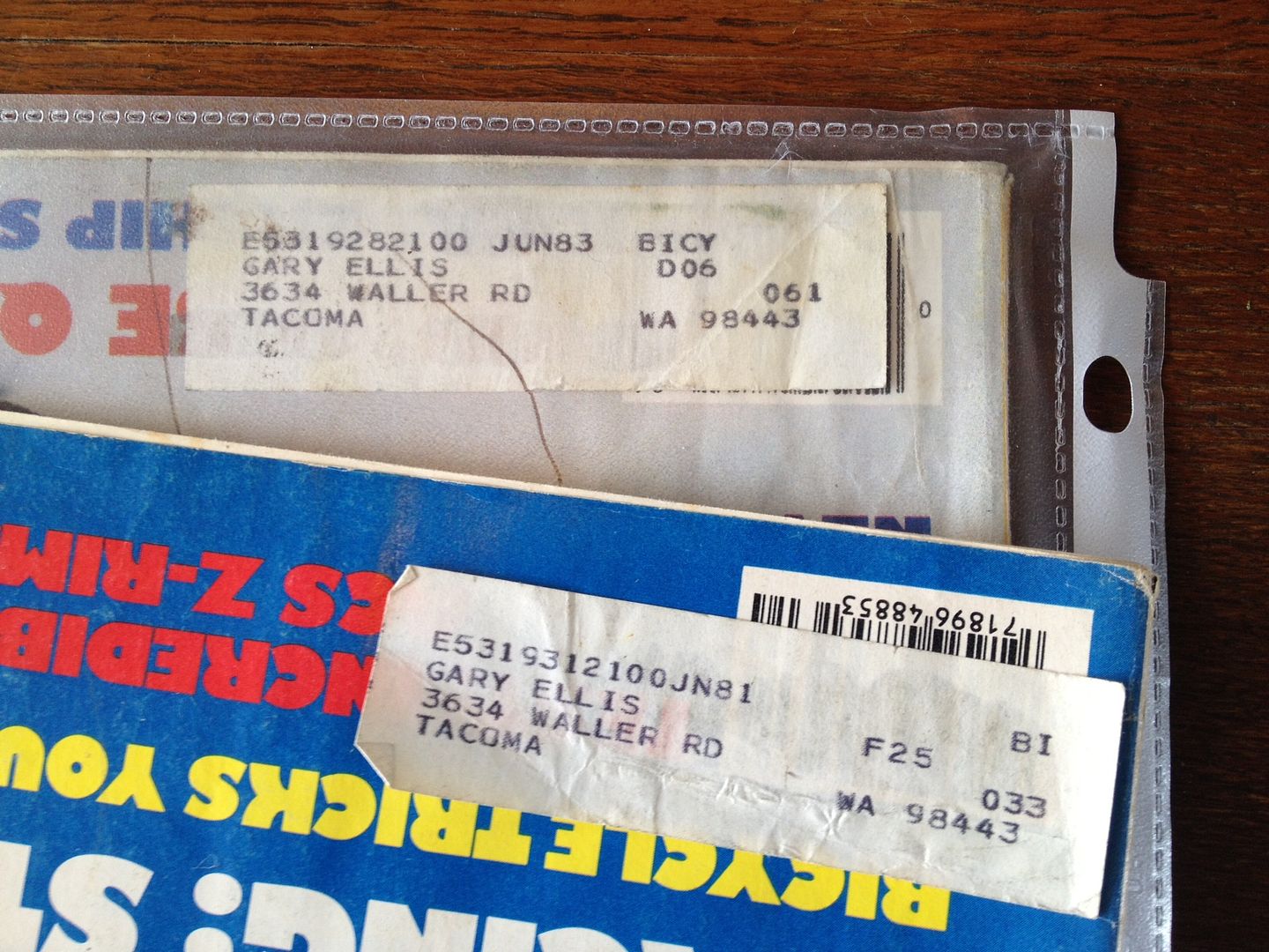 famous BMX address & mailing labels from Magazines & Newspapers ...