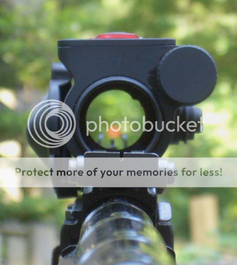 Hungarian AK with Trijicon Tripower on Ultimak mount ...