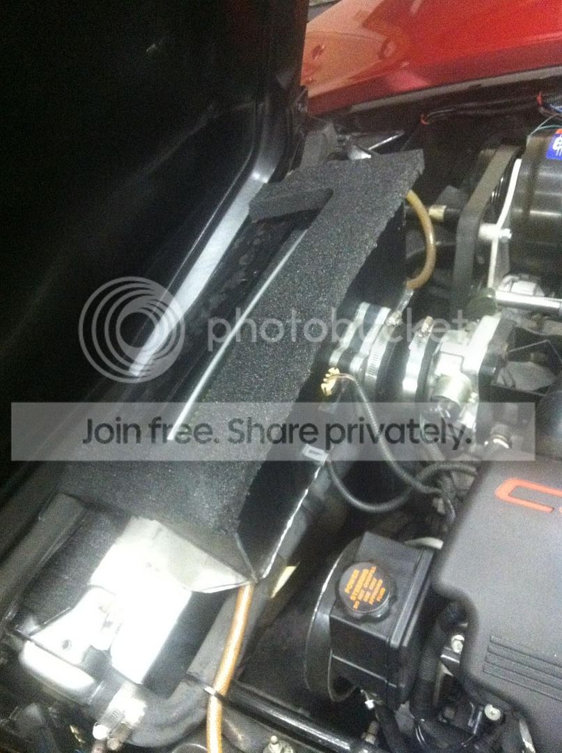 Over the radiator cold air intake build - CorvetteForum - Chevrolet ...