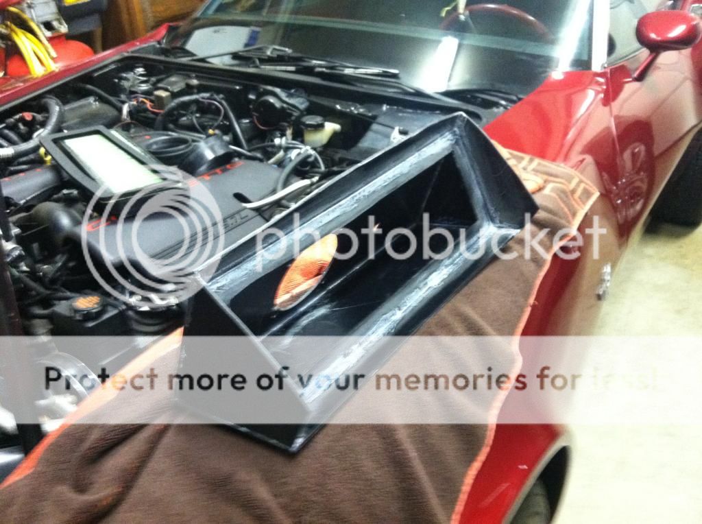 Over the radiator cold air intake build - CorvetteForum - Chevrolet ...