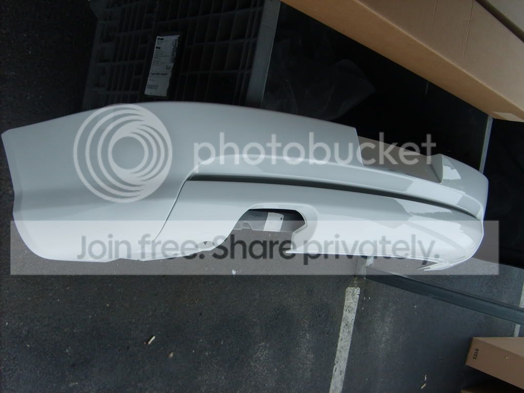 MK5 GTI rear Valance pre painted candy White | VW Vortex - Volkswagen Forum