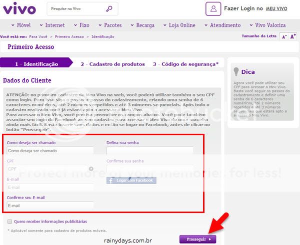 Como Cadastrar na VIVO para Visualizar Fatura e Pontos